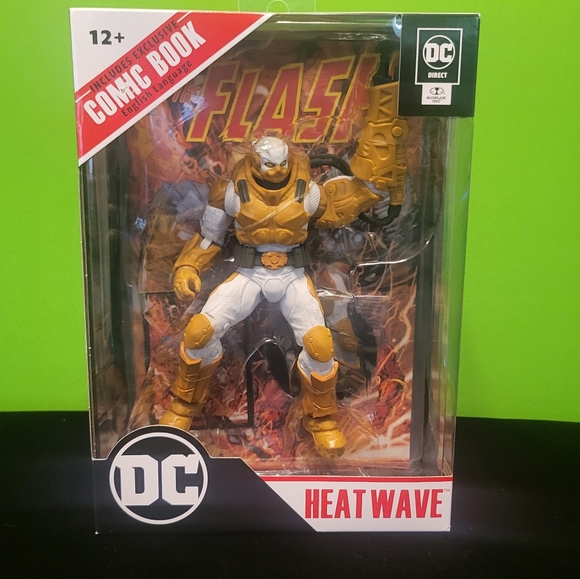 DC | Toys | Dc Page Punchers Heatwave Figure With Comic Brown And White ...